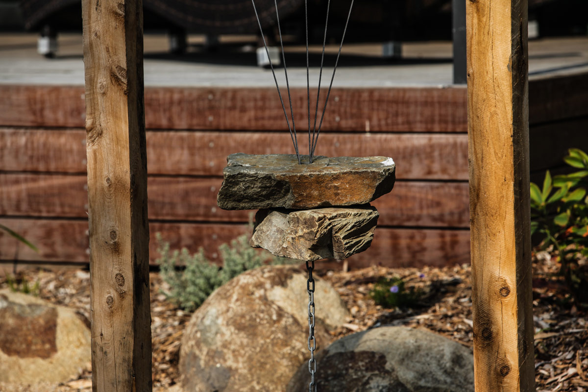 stone gathering circle landscape - Ocean Road Landscaping in Geelong ...