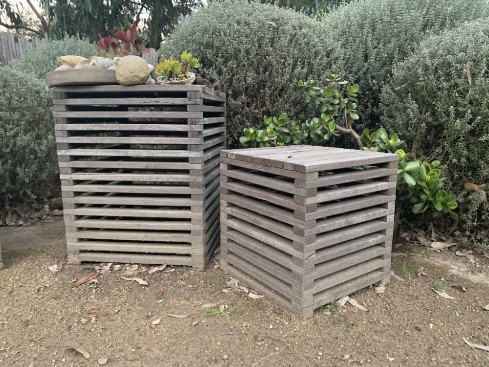Timber Cube Large 500mm (local pickup only) - Ocean Road Landscaping in ...